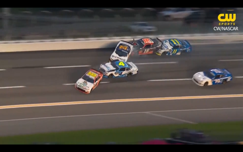 Nick Sanchez secures first Xfinity Series win in action-packed Atlanta race