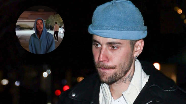 Justin Bieber loses his temper with a paparazzi Justin Bieber loses his temper with a paparazzi
