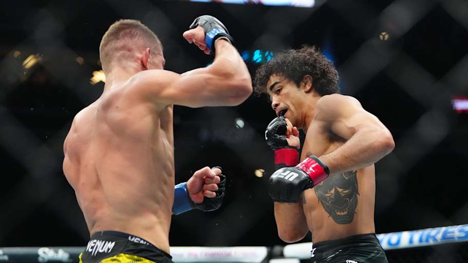 'Weight lifted' ... Payton Talbott reacts to essential UFC 317 victory