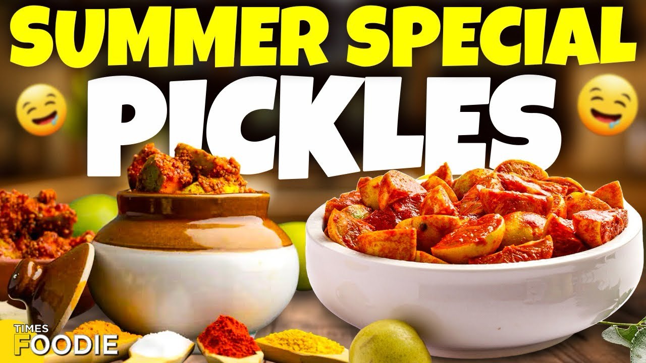 3 Easy Indian Pickle Recipes | Mango, Lemon & Green Chilli Achar at Home