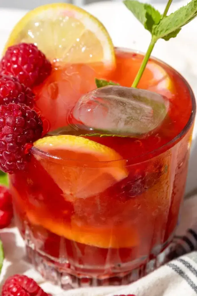 Raspberry Mojito Mocktail