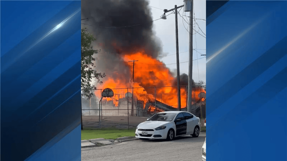 Former community center in Taylor destroyed by fire