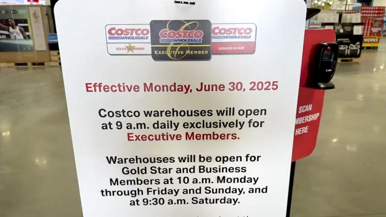 Costco hours change for executive members Monday with new, early ...