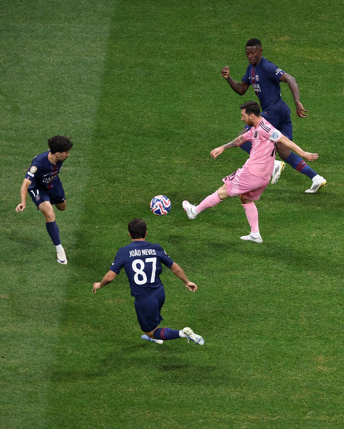 PSG strikes early, takes 1-0 lead over Messi, Inter Miami in Club World ...