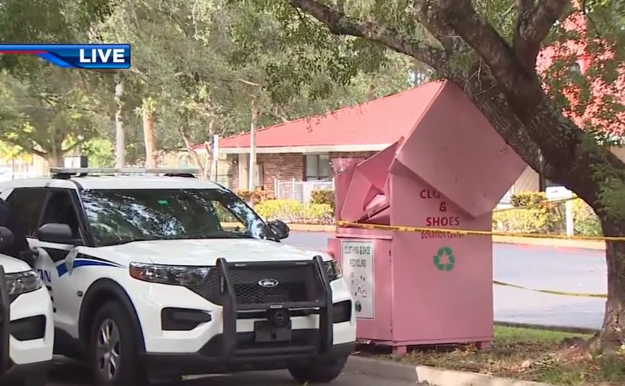 Homeless woman found dead in donation drop box after getting stuck ...