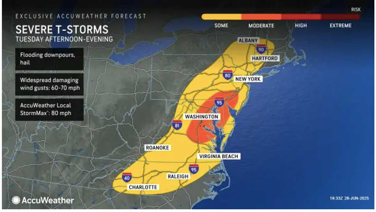 Potent Storm System To Unleash Severe Weather, 60 MPH Wind Gusts Ahead ...