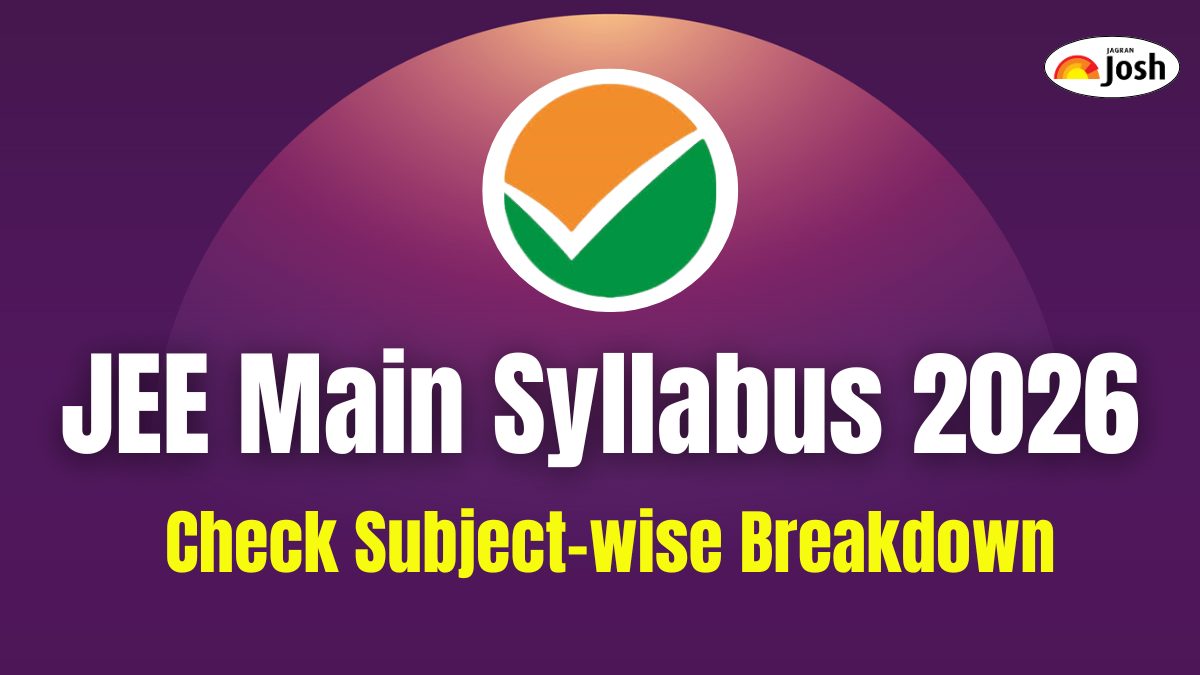 JEE Main 2026 Exam Syllabus: Download NTA JEE Paper 1, 2 PDF; Check ...