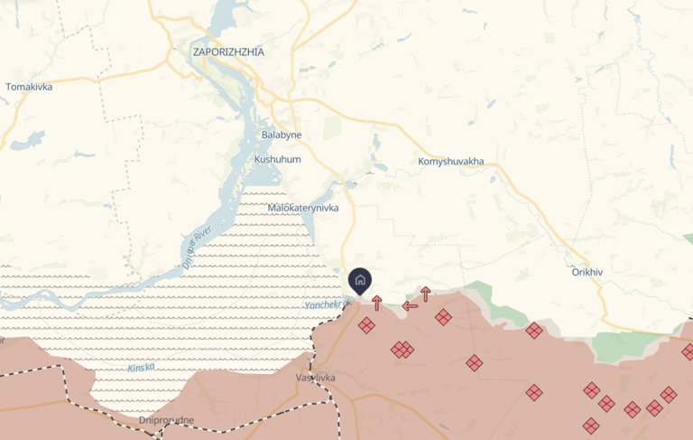 Russia targets key high ground in Zaporizhzhia: Why Kamianske matters