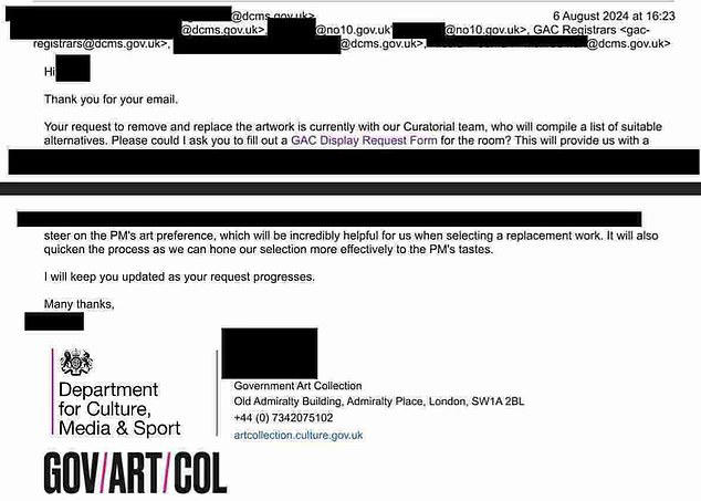 Private emails reveal how Starmer ordered removal of Thatcher's ...