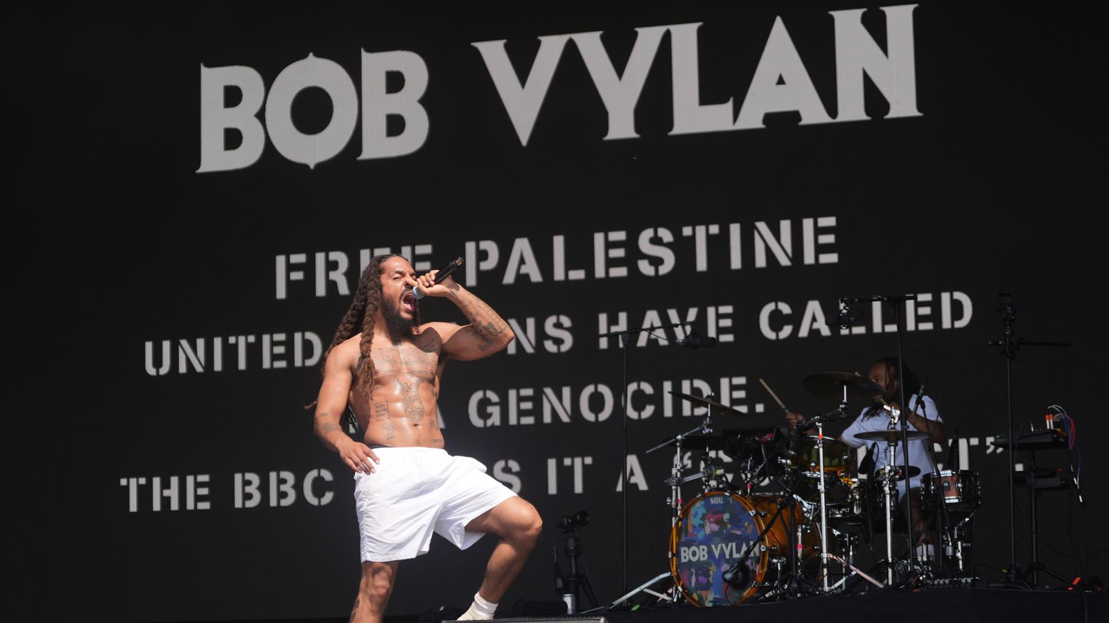 Bob Vylan rapper will not be prosecuted over 'death to the IDF' chant