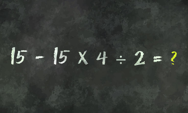 Easy looking equation proves tricky for people - do you know the rule ...