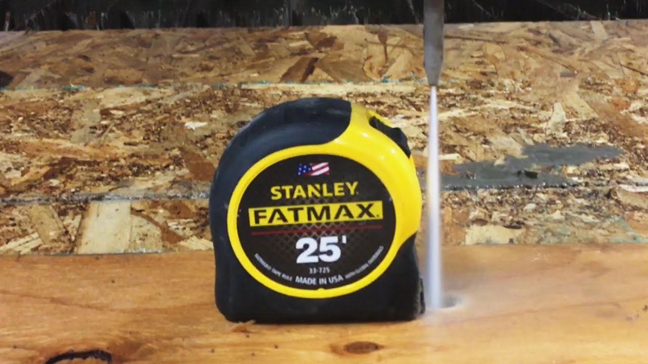 Tape Measure vs 60,000 PSI Waterjet