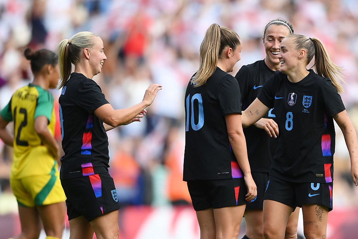 England v Jamaica live: Result from Euro 2025 send-off as Lionesses ...