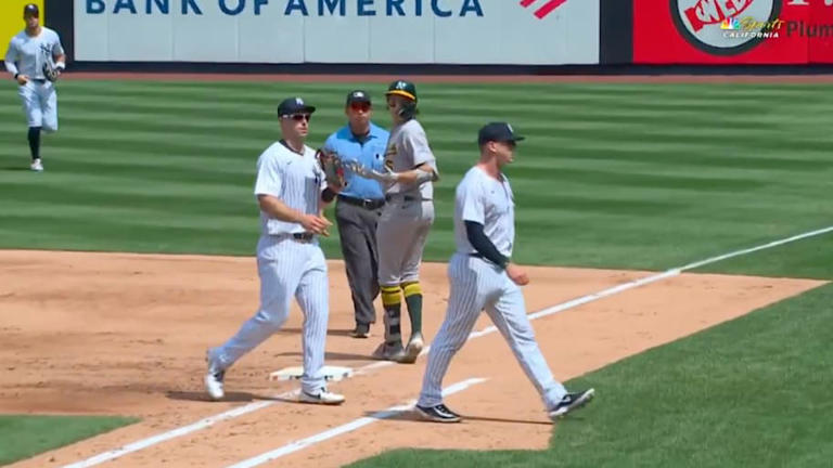 Yankees Pitcher Got Mad at Athletics Hitter for the Strangest of Reasons