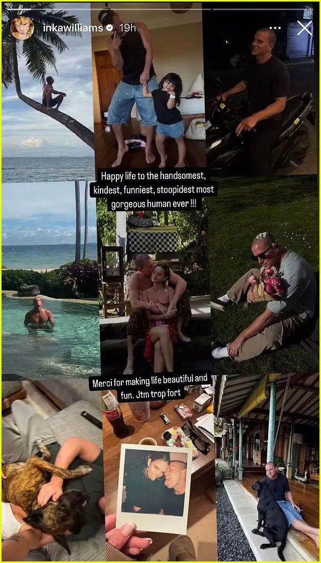 Channing Tatum Post Pics From Romantic Vacation With Girlfriend Inka ...