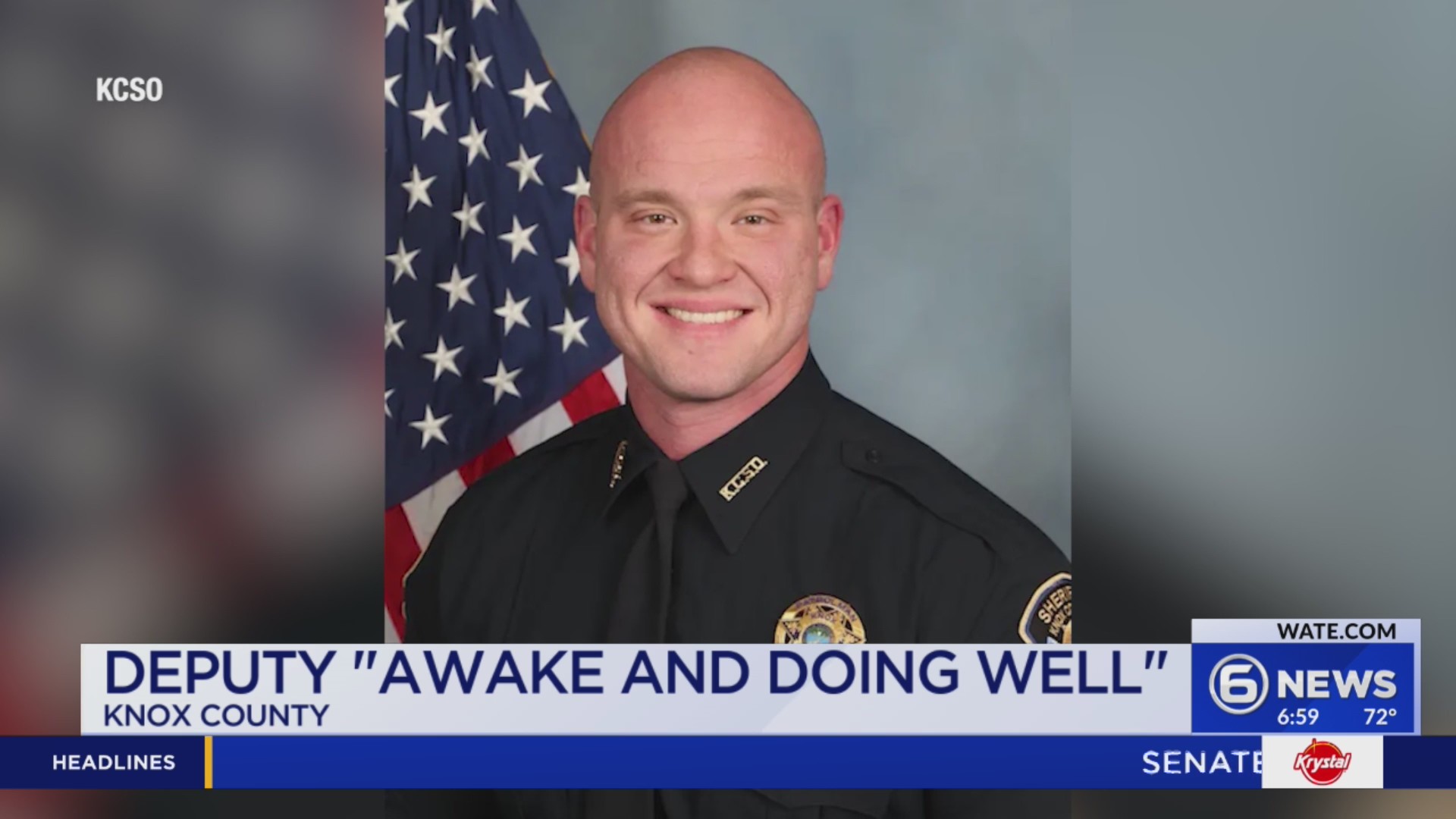 Deputy Swanger awake and 'doing well' after critical head injury