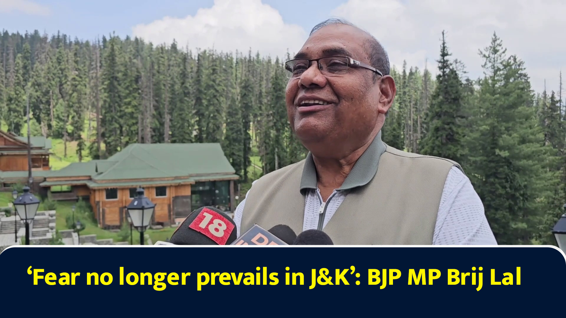 ‘Fear no longer prevails in J&K’: BJP MP Brij Lal