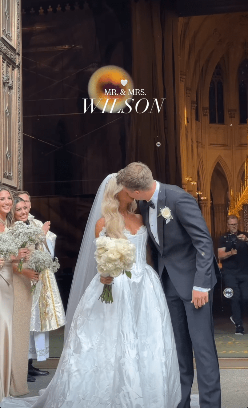 Broncos WAG takes you inside the Zach Wilson wedding: ‘Crying’