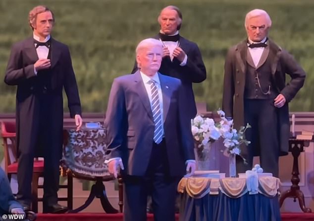 Donald Trump makes his return to Disney World ride with new speaking role