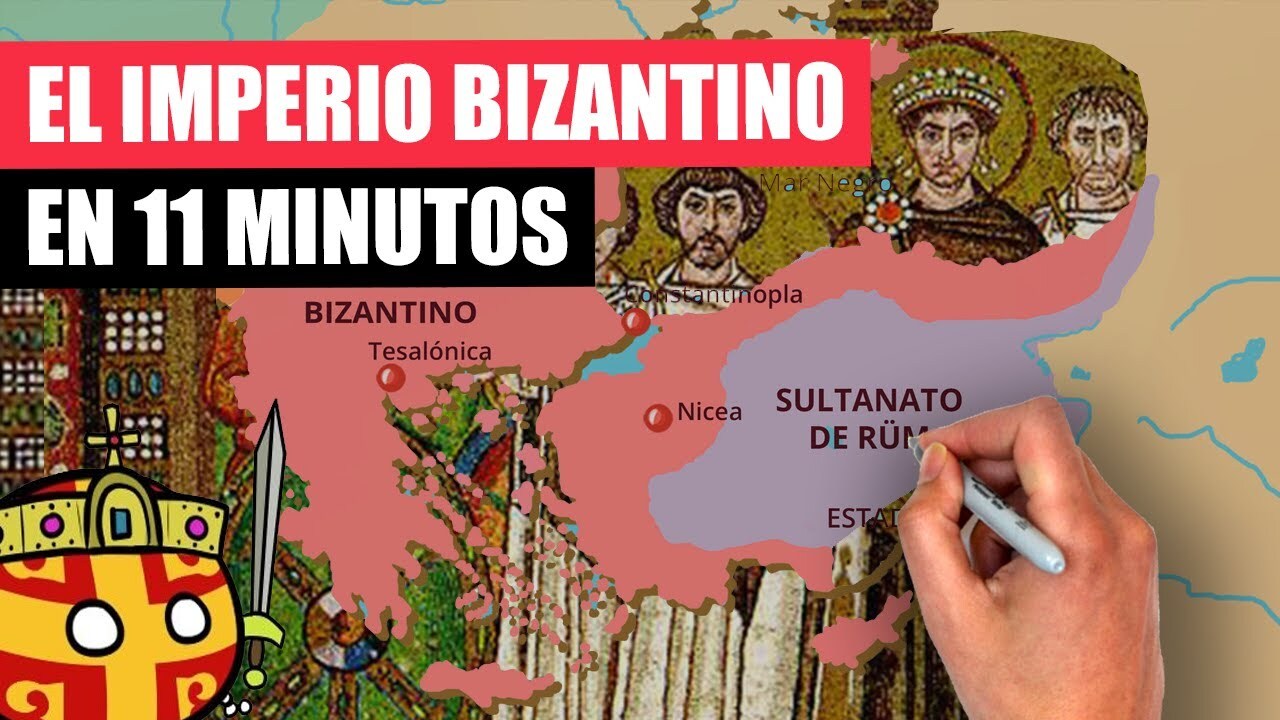 El IMPERIO BIZANTINO en 11 minutos | El Imperio Romano de Oriente