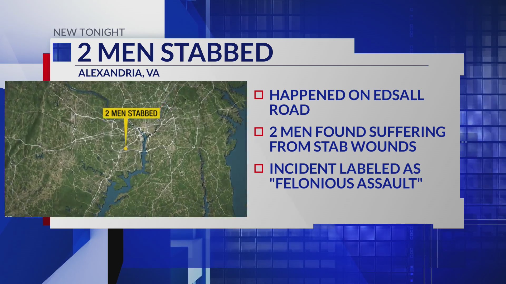 Two men stabbed in Alexandria