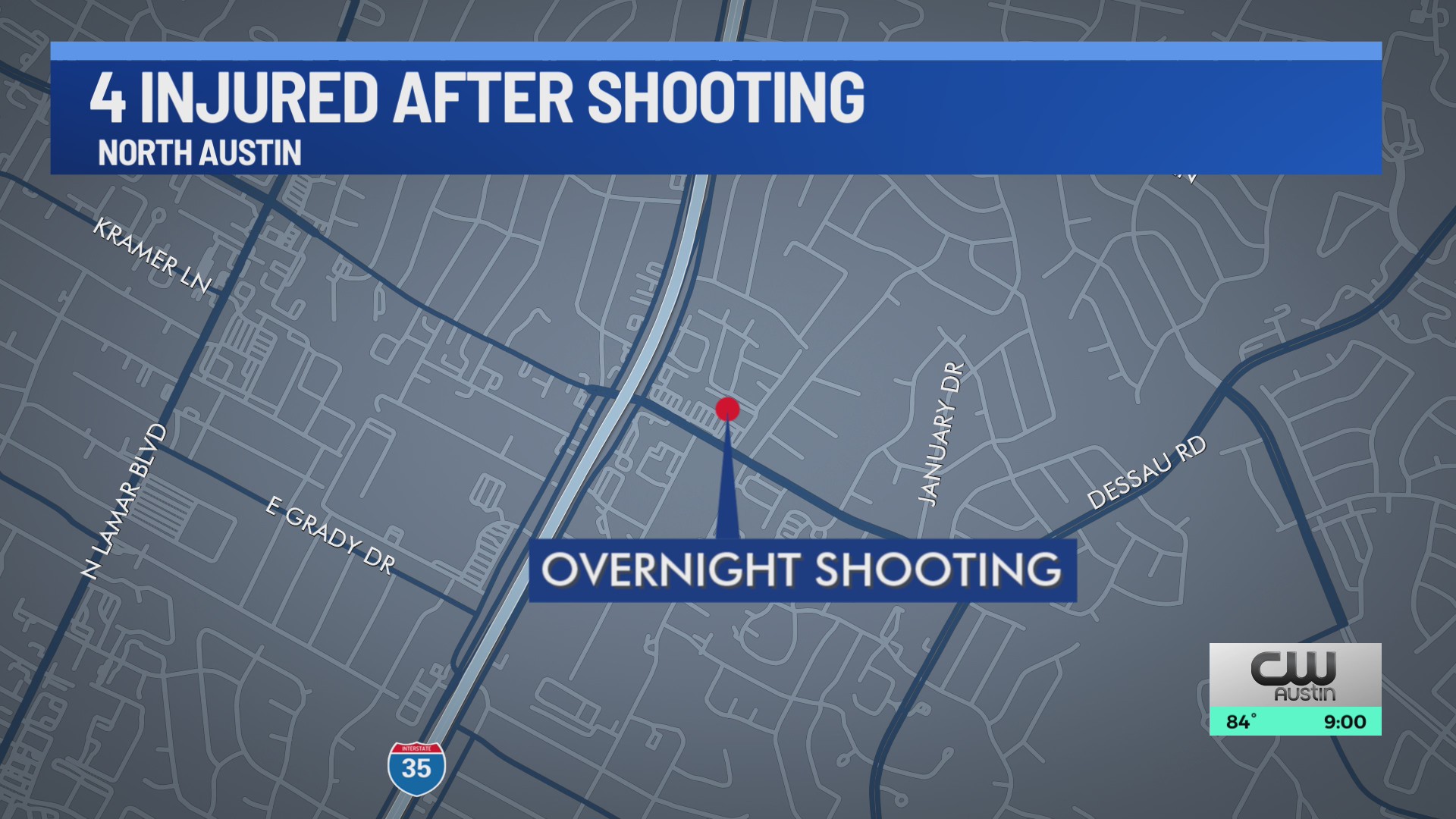 Overnight shooting near a nightclub in north Austin leaves four injured ...