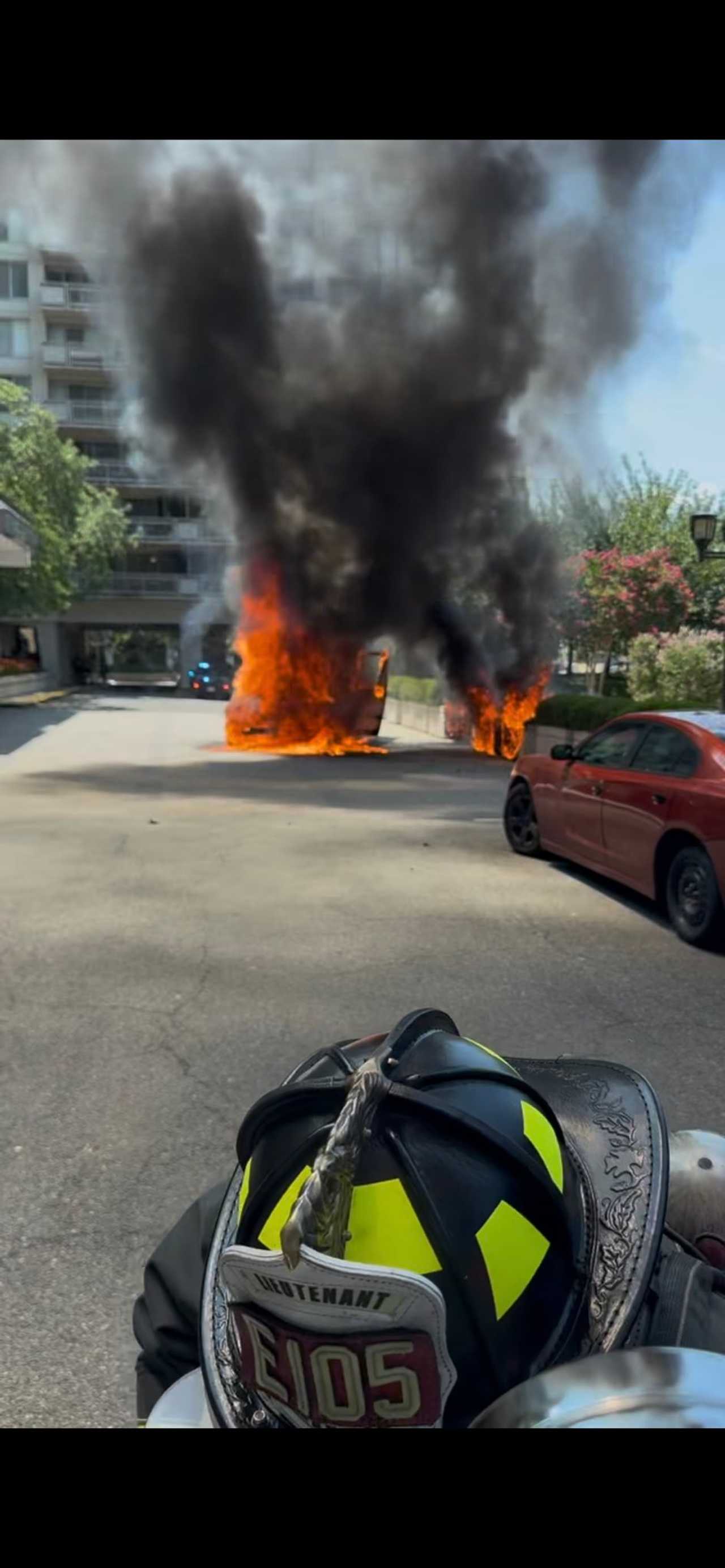 Amazon Van Goes Up In Flames On Virginia Roadway; No Packages Damaged ...