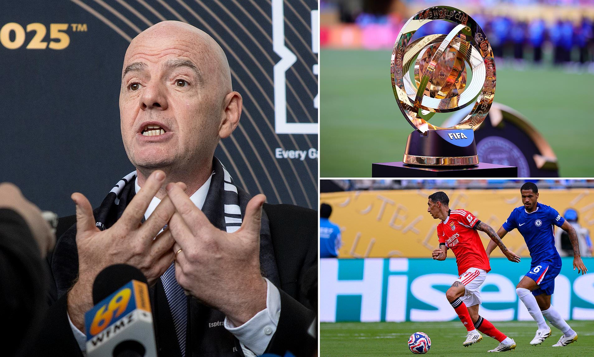 Players' union accuse Gianni Infantino of overseeing 'MASSACRE' of ...
