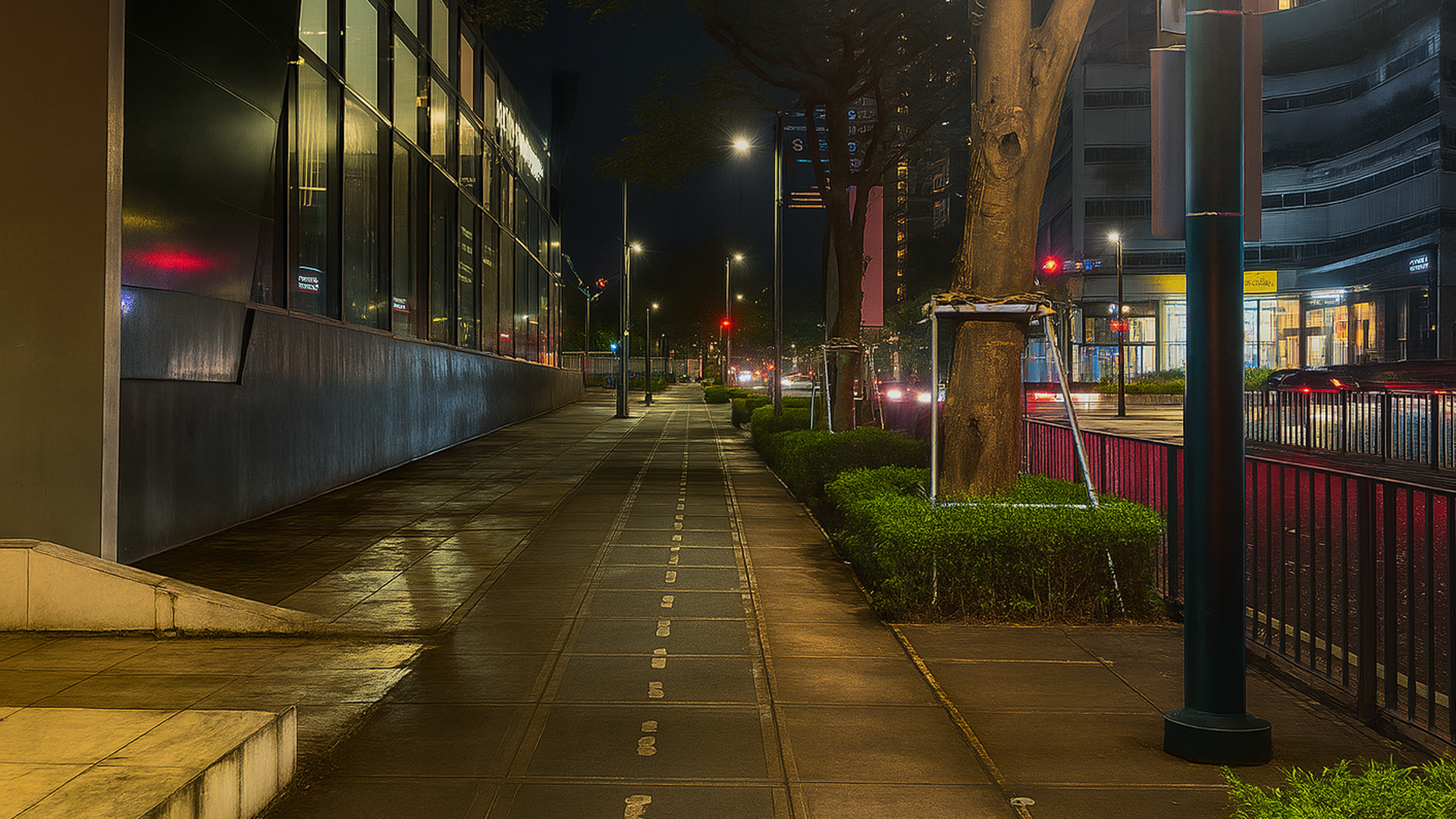 [4K HDR] Chill Night Walk at BGC 5th Avenue | Taguig City, Philippines