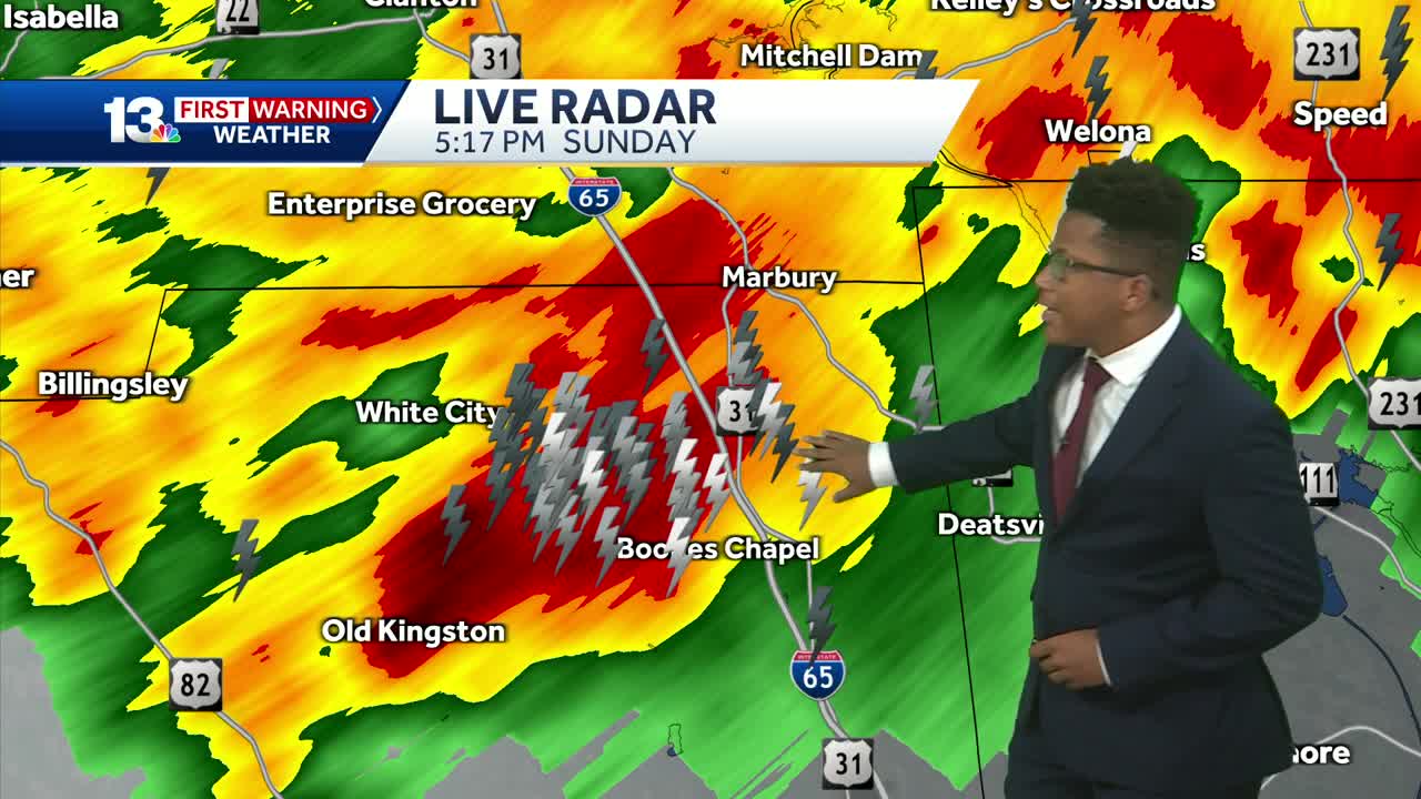 Alabama's weather forecast starts stormy this week as Tropical Storm ...