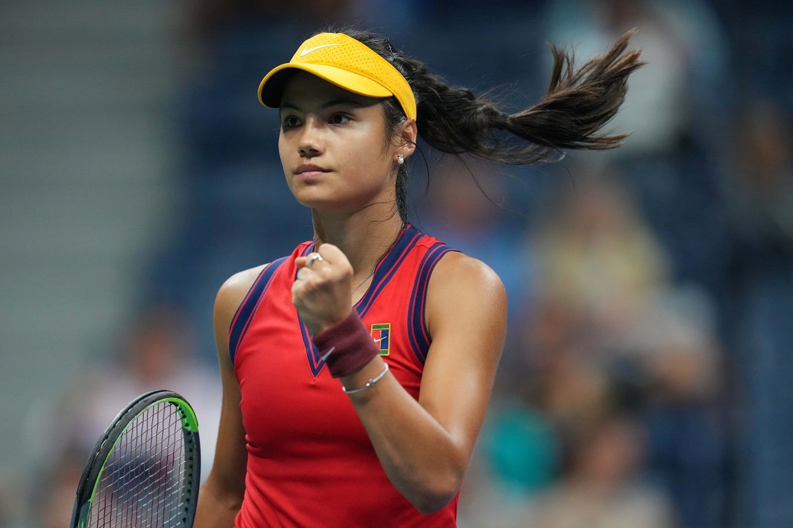 Terrific photos of women's tennis star Emma Raducanu