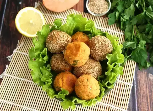 Sweet potato falafels - vegan and gluten-free