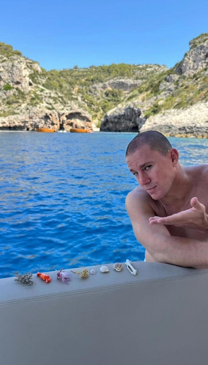 Channing Tatum Post Pics From Romantic Vacation With Girlfriend Inka ...