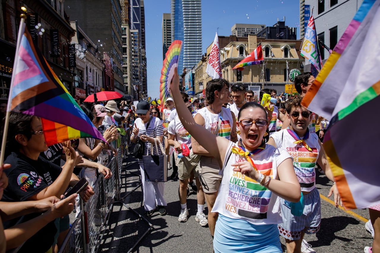 Thousands gather for Pride parade in downtown Toronto