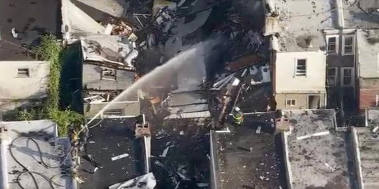 Explosion destroys multiple Philadelphia homes, kills 1 person, injures 2