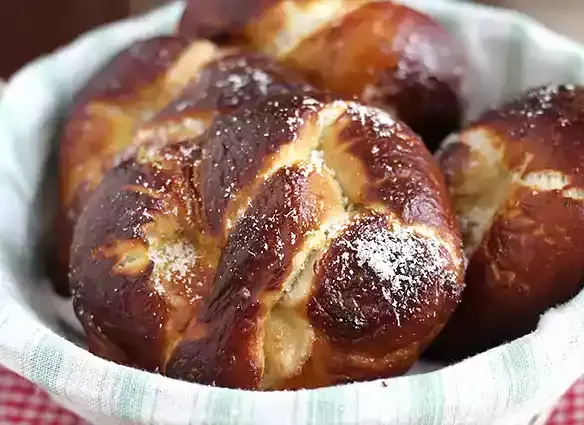 Salta kringlor med mozzarella och rosmarin