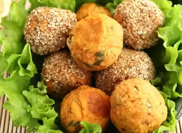 Sweet potato falafels - vegan and gluten-free