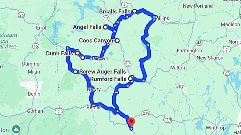 Maine's Scenic Road Trip Packs Eight Waterfalls And A Forest Pool Into ...
