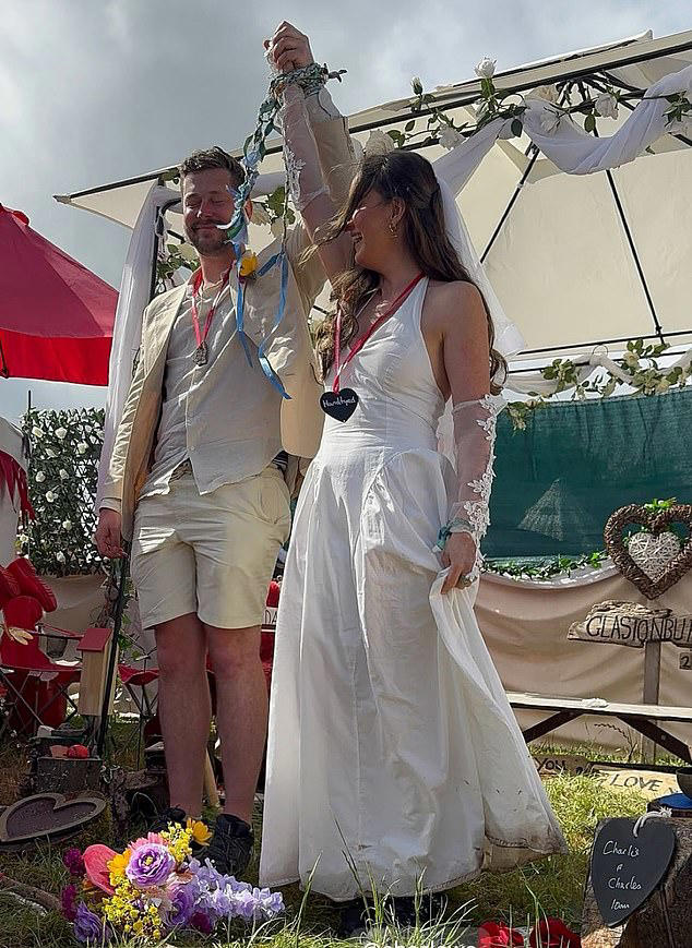 We love Glastonbury so much we got MARRIED there - we undertook one ...