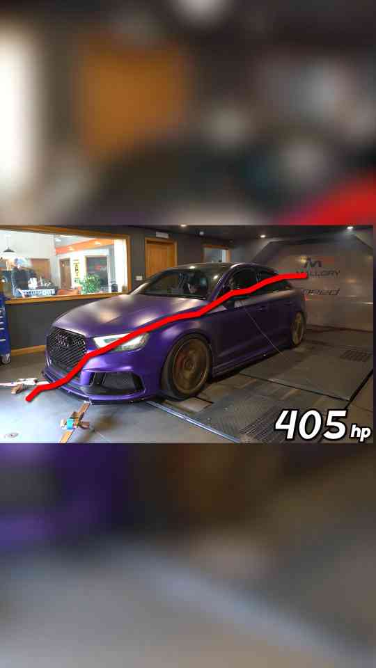Dyno Running Liam's Audi S3 After the Tune!