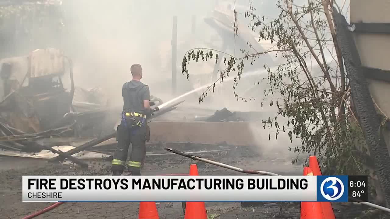 Fire causes damage to manufacturing facility in Cheshire