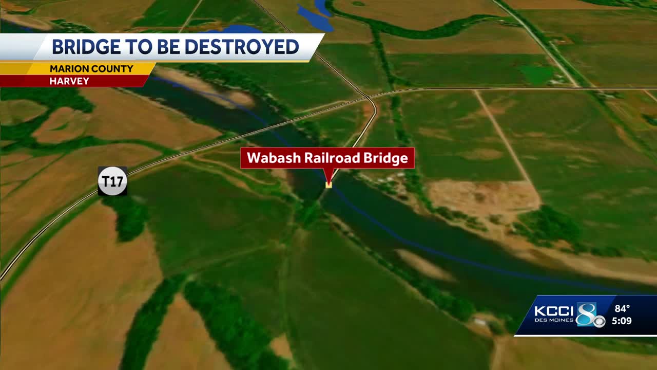 Historic Marion County bridge being demolished