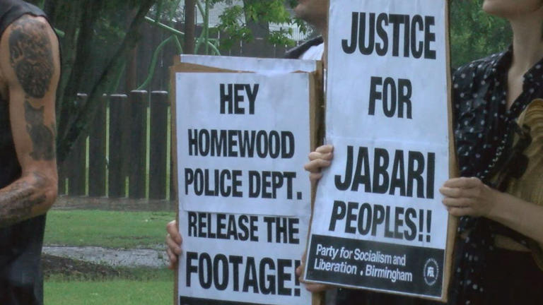 Protesters calling for transparency in Jabari Peoples’ death