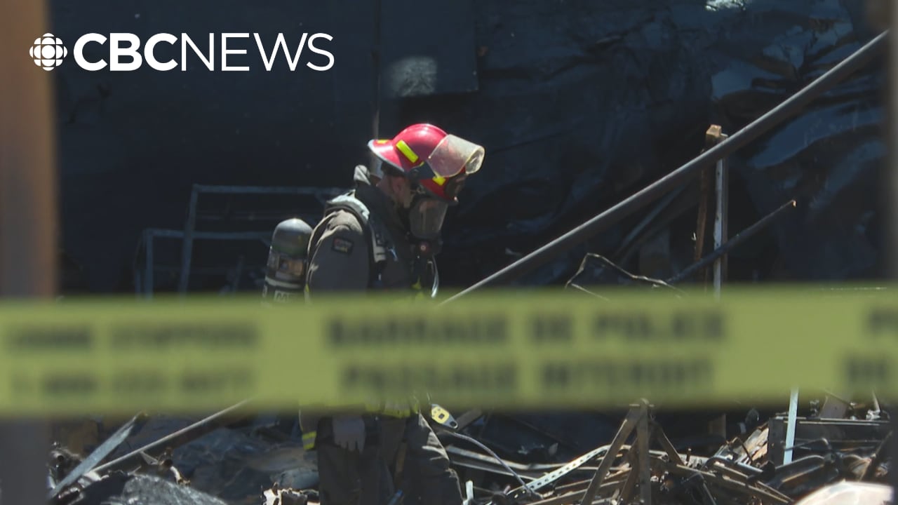 Two businesses destroyed in Surrey fire