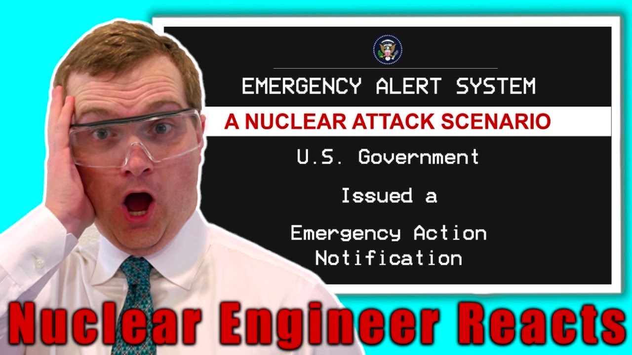 Simulated U.S. EAS Nuclear Attack Scenario | Nuclear Engineer Reacts