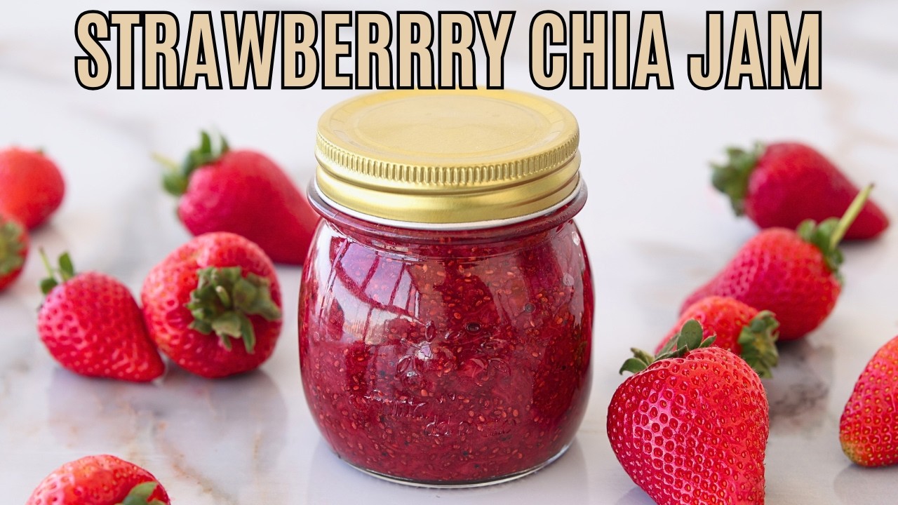 Easy 15-Minute Strawberry Chia Jam Recipe | Healthy & Quick