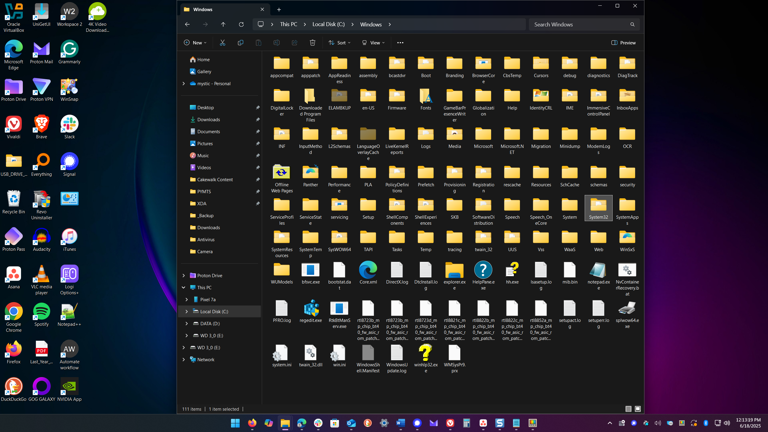 I deleted system32 so you don't have to, and here's what actually happened