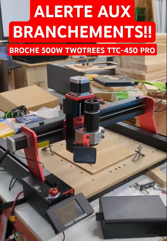 How to Power Up Your TTC-450 PRO with a 500W Spindle—Step-by-Step Guide!