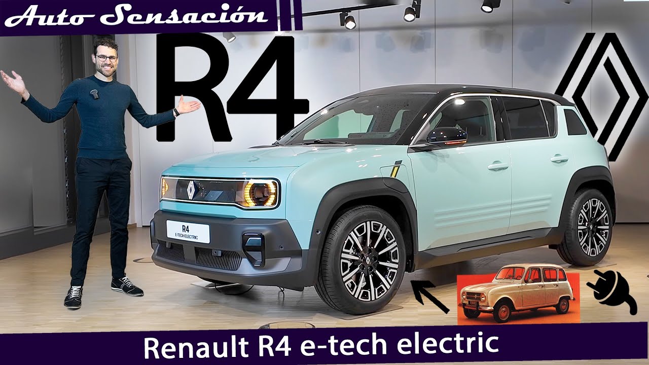 Renault R4 2025 ⚡ El Renault más icónico vuelve... ¡ahora 100% ...