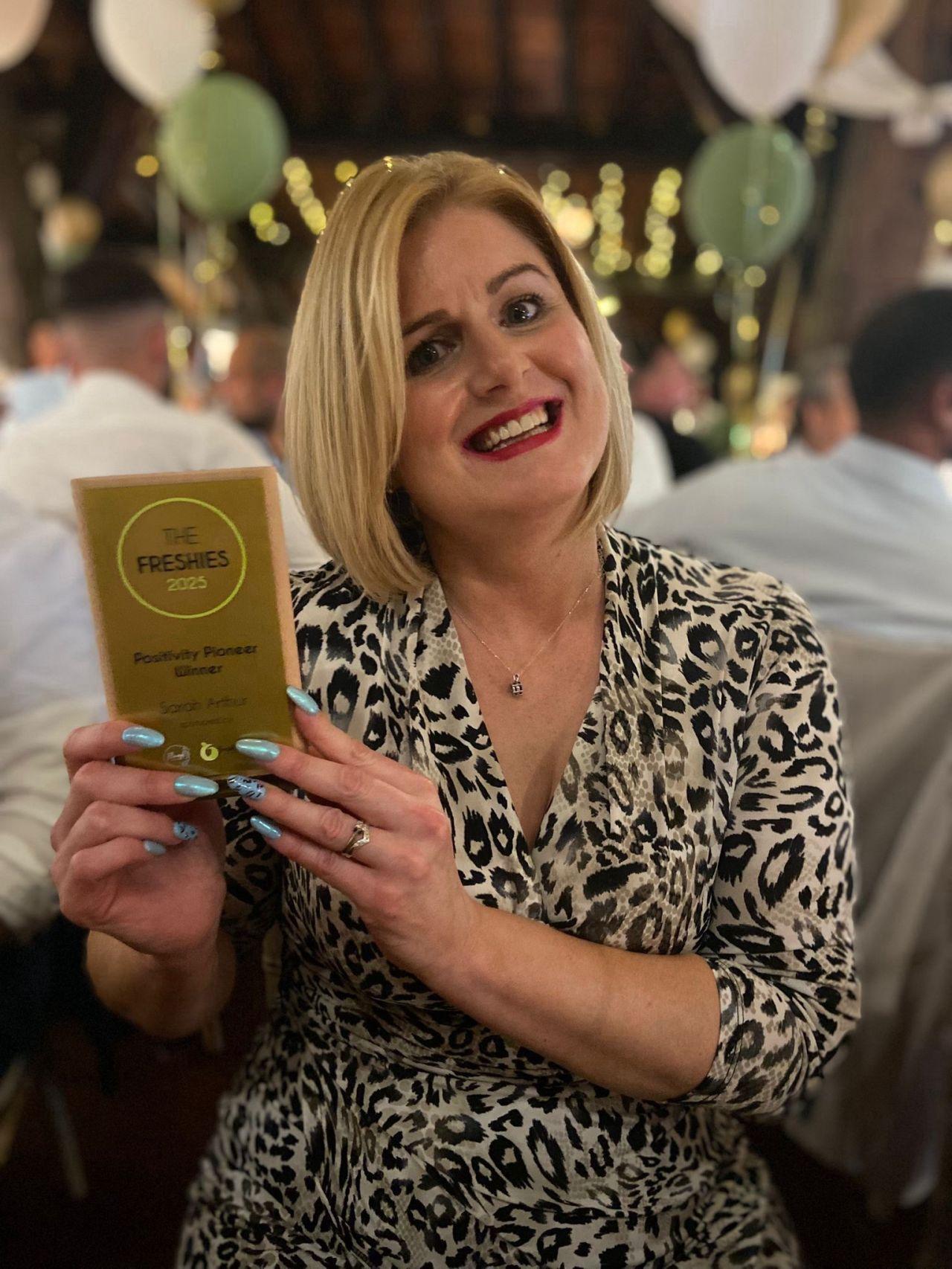 Positivity Pioneer Win for Burnley Charity CEO